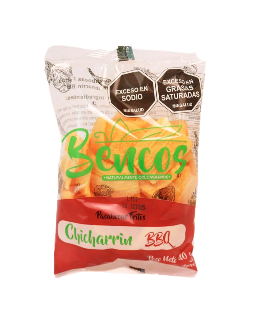 Chicharrin BBQ "Bencos" 40 gr – Healing Foods Co